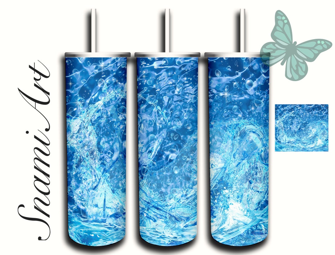 Pure Water Design for 20oz Skinny Tumbler Sublimation for - Etsy