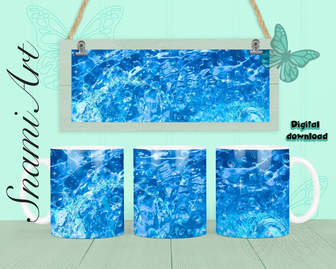Pure Water - Designs for Sublimation on 11oz, 12oz and 15oz Straight ...