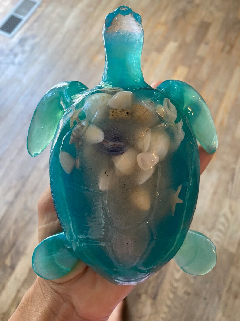 Resin Sea Turtle - Etsy
