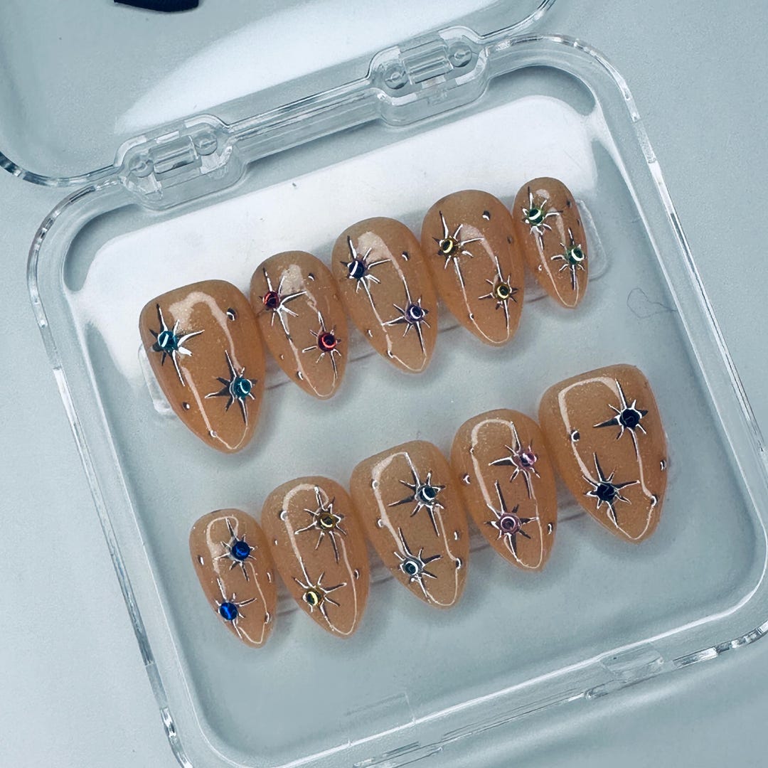 Eras Stars Press on Nails Eras Tour Swifties Nails Album Nails Taylors ...