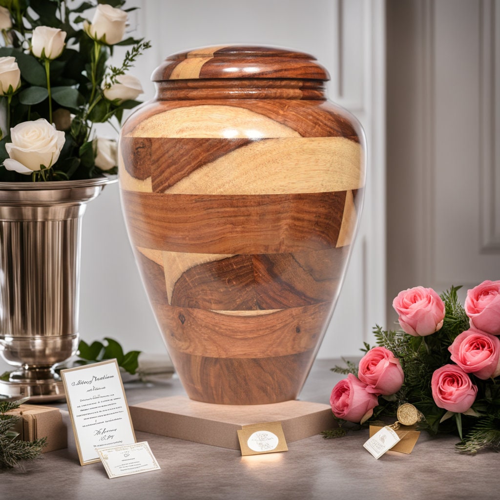 Wooden Urn for Ashes Cremation Urn Urns for Human Ashes Cremation Boxes ...