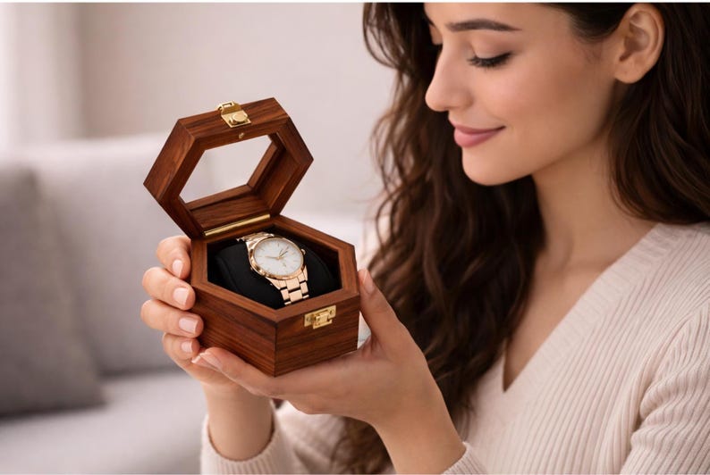 Wooden Watch Box for Gift Personalized Jewellery Watch Box Gift for ...