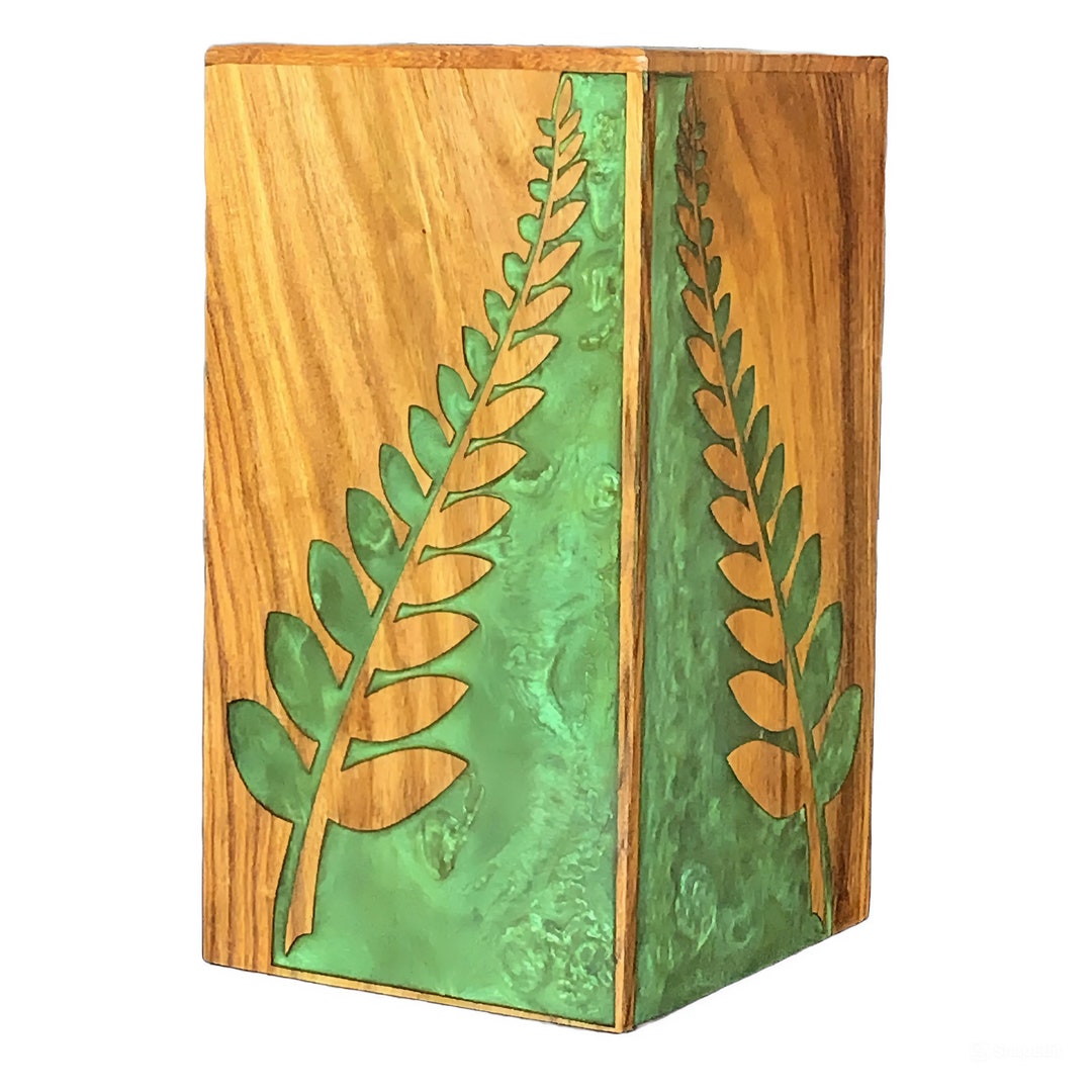 Epoxy Resin Wooden Urns for Human Ashes Cremation Urns for Human Ashes ...