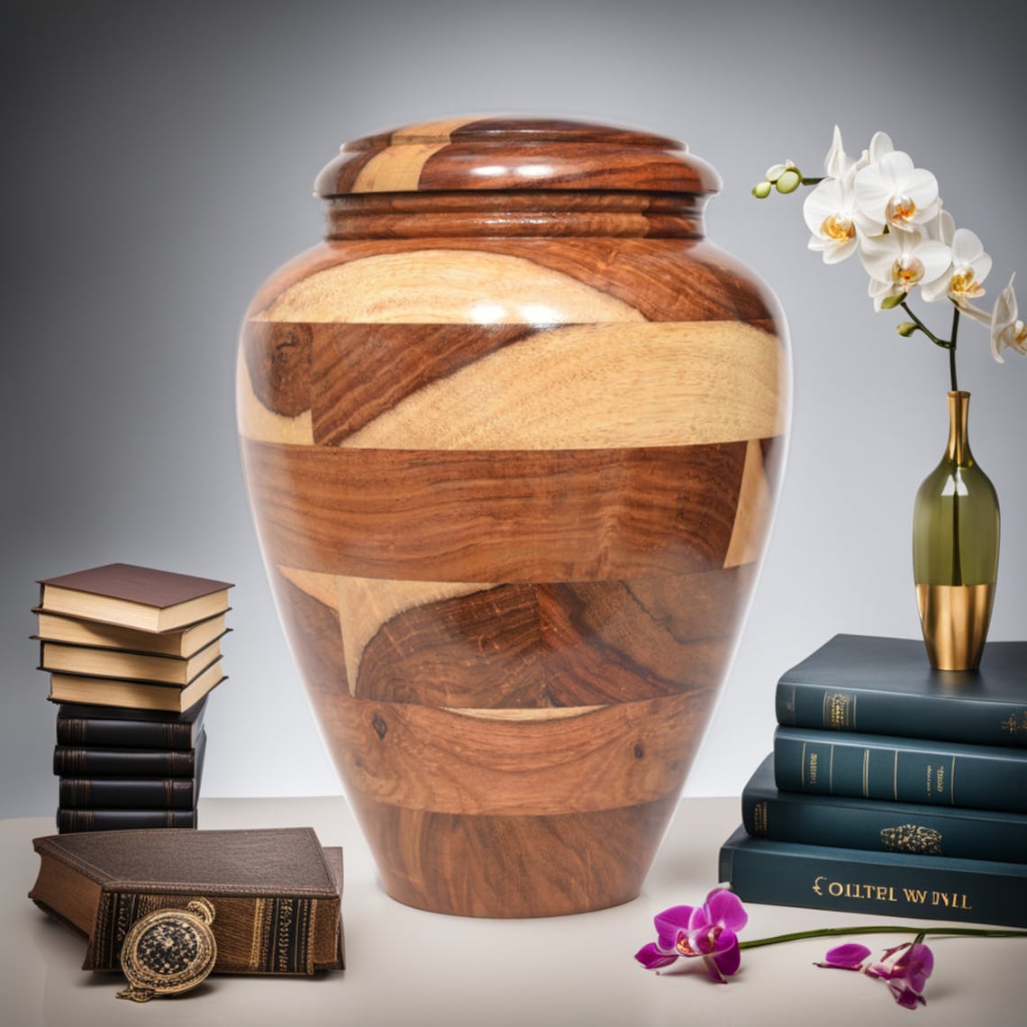 Wooden Urn for Ashes Cremation Urn Urns for Human Ashes Cremation Boxes ...