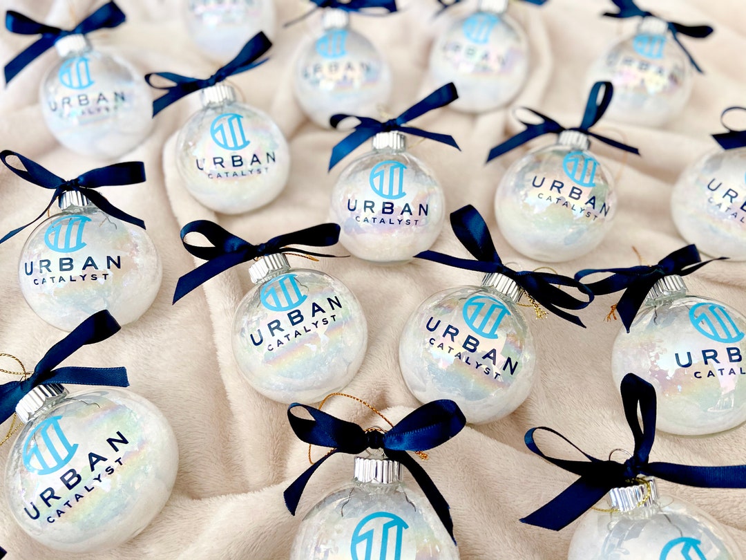 Logo Christmas Ornament, Personalized Ornament, Bulk Ornaments, Xmas ...
