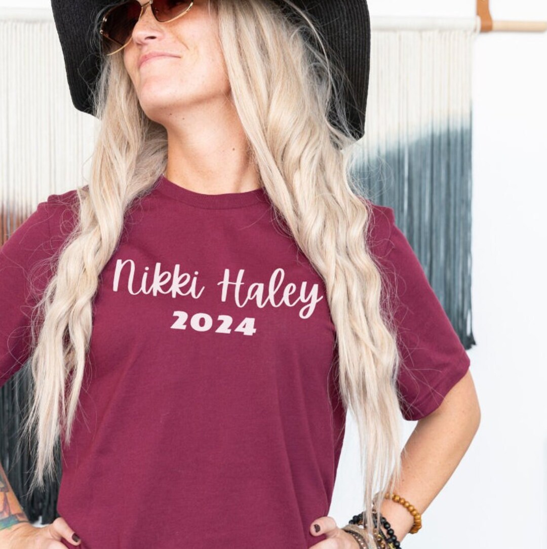 Nikki Haley 2024 Tshirt Haley 2024 Election Tee Presidential Election ...