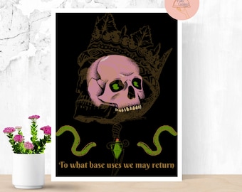 Hamlet Quote Poster - Etsy