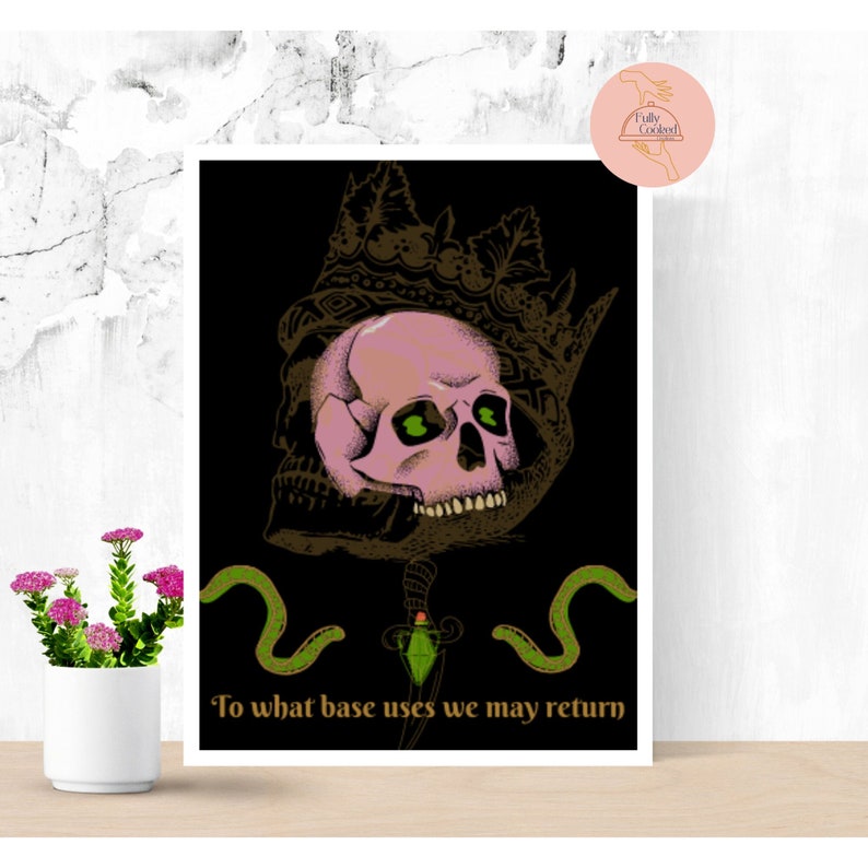 Shakespeare PRINTABLE, Hamlet Quote Poster, High School English ...