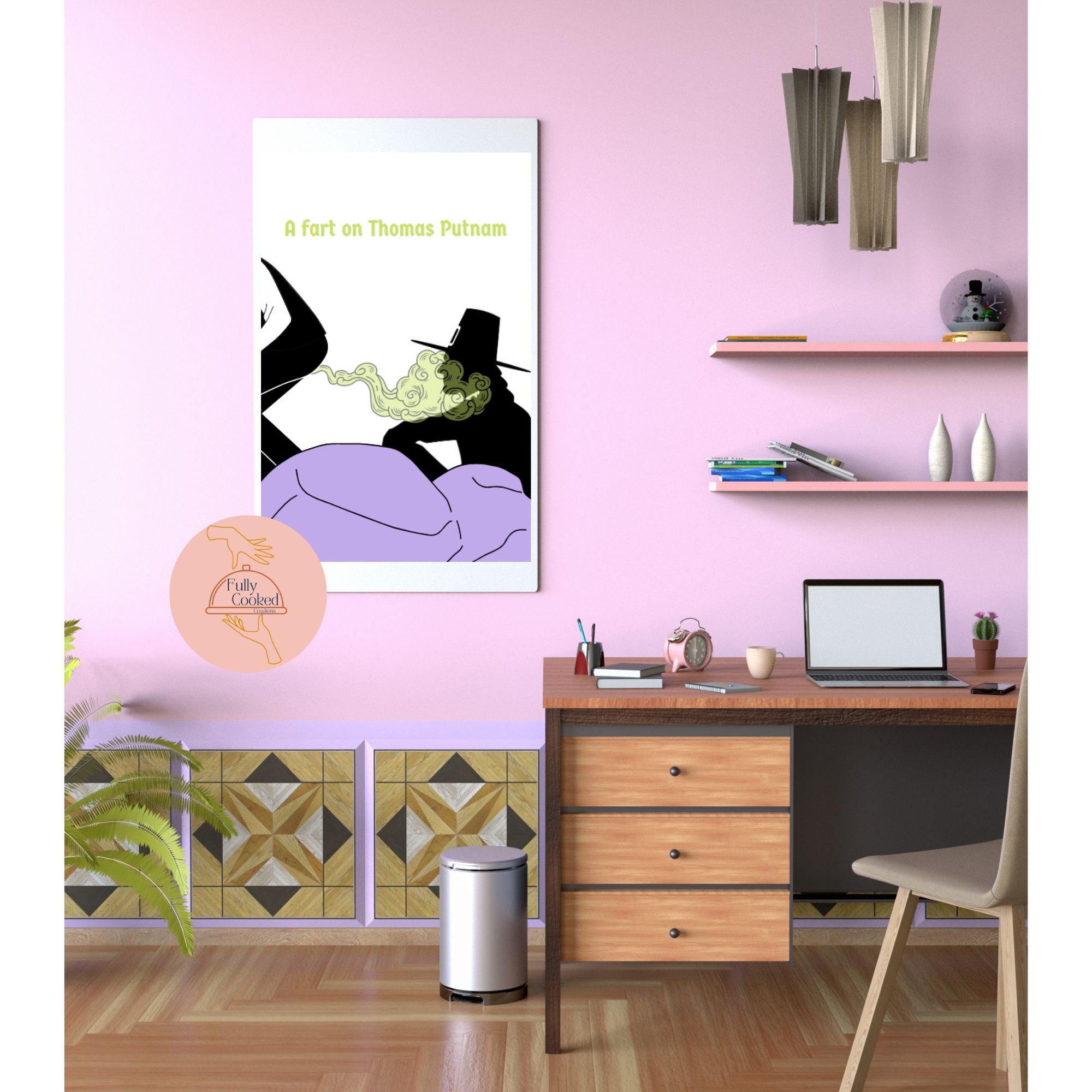 Literary Crucible PRINTABLE Wall Fart Art Quote Neon Green - Etsy