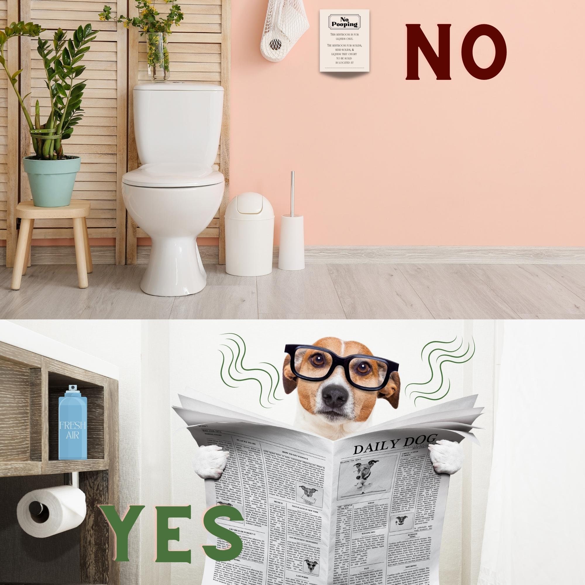 No Pooping PRINTABLE Poster Sign Wall Art Notice Decor Office Work ...