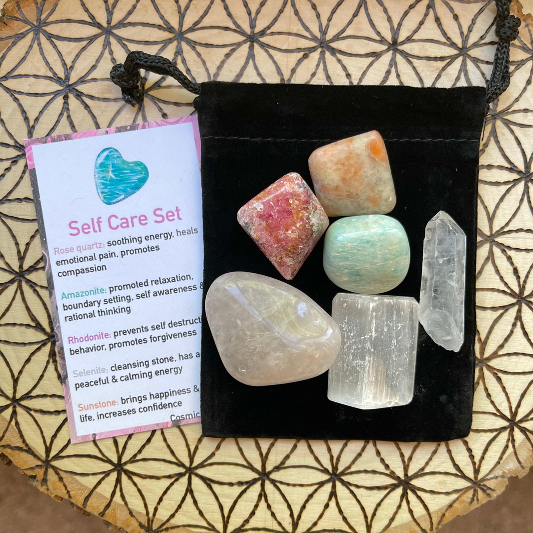 Self Care Crystal Set - Etsy