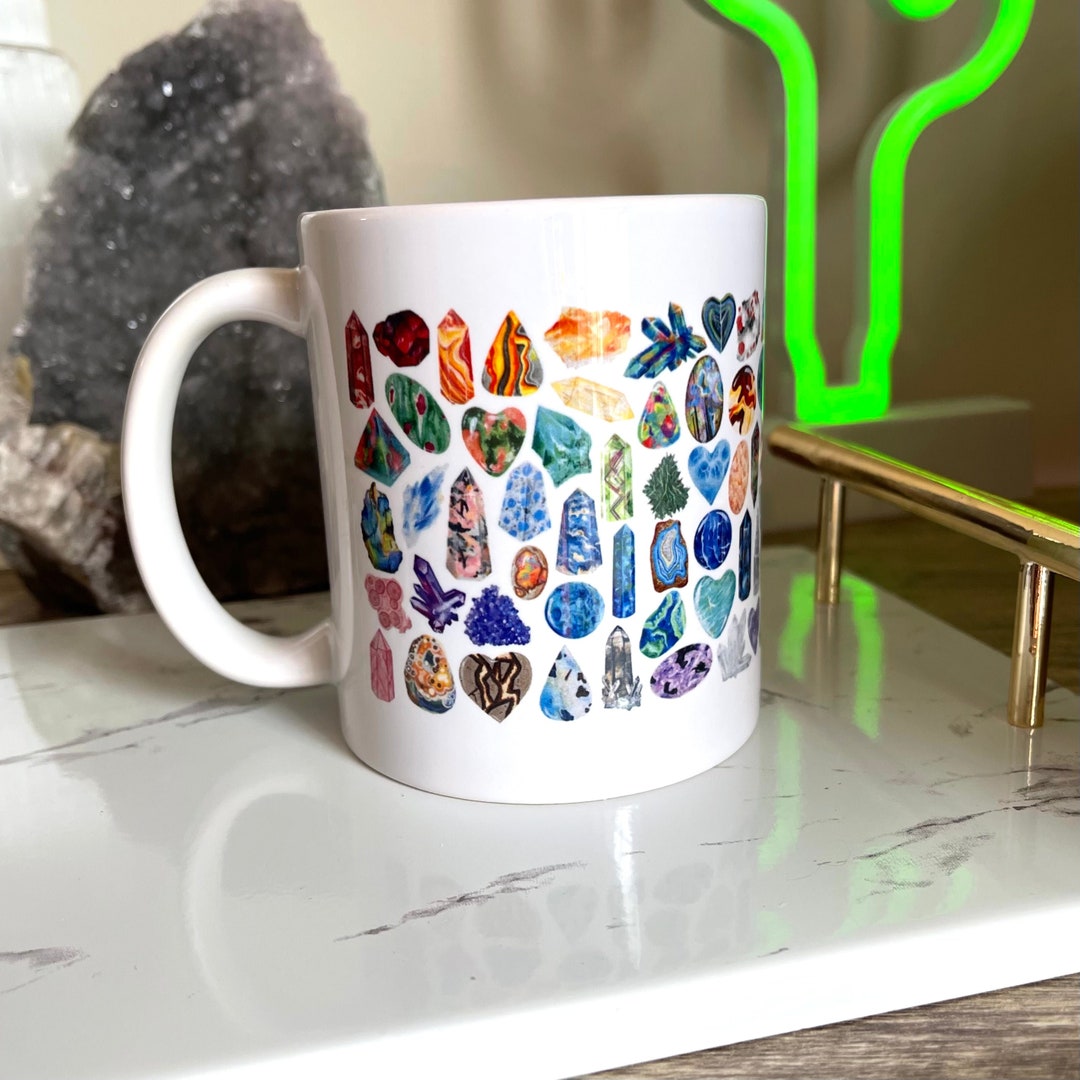 Assorted Crystals Mug - Etsy