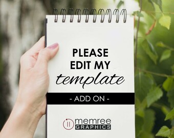 Add on Edit Template - Etsy