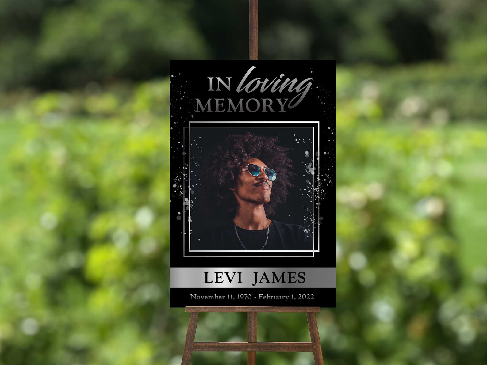 DIY EDITABLE Funeral Poster Board Celebration of Life Poster - Etsy