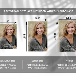 DIY EDITABLE Funeral Program Template Celebration of Life Booklet ...