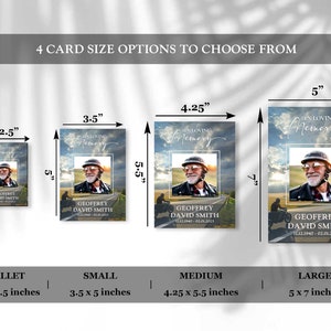 PRINTED Motorcycle Memorial Cards for Biker| Custom Motorbike Prayer ...