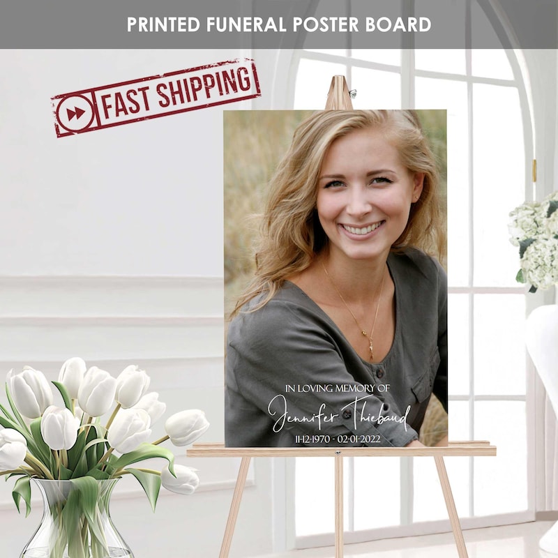 Funeral Memorial Posters - Etsy