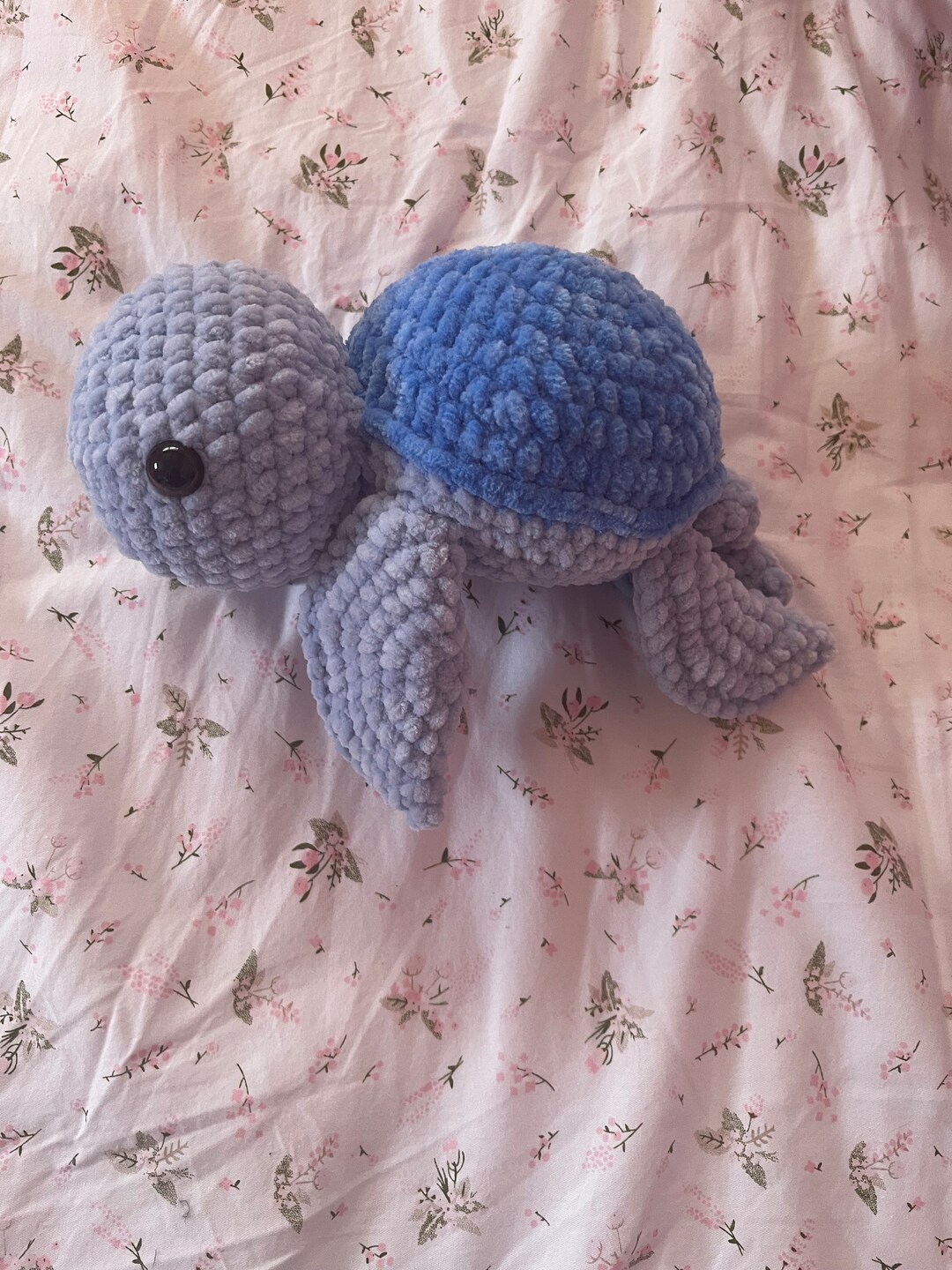 Crochet Blue Turtle - Etsy
