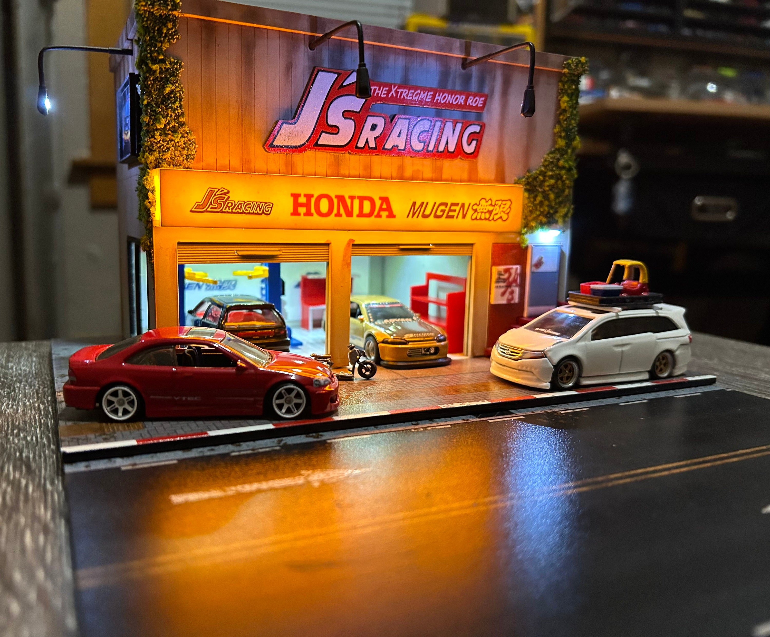 1/64 JDM Diorama Rare Find Light up Cars NOT Included - Etsy