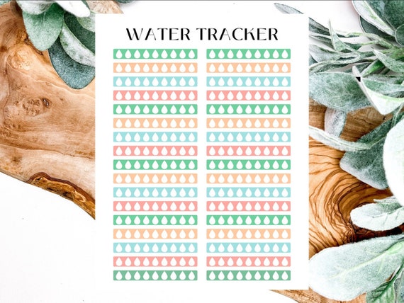 Water Tracker Digital Download - Etsy