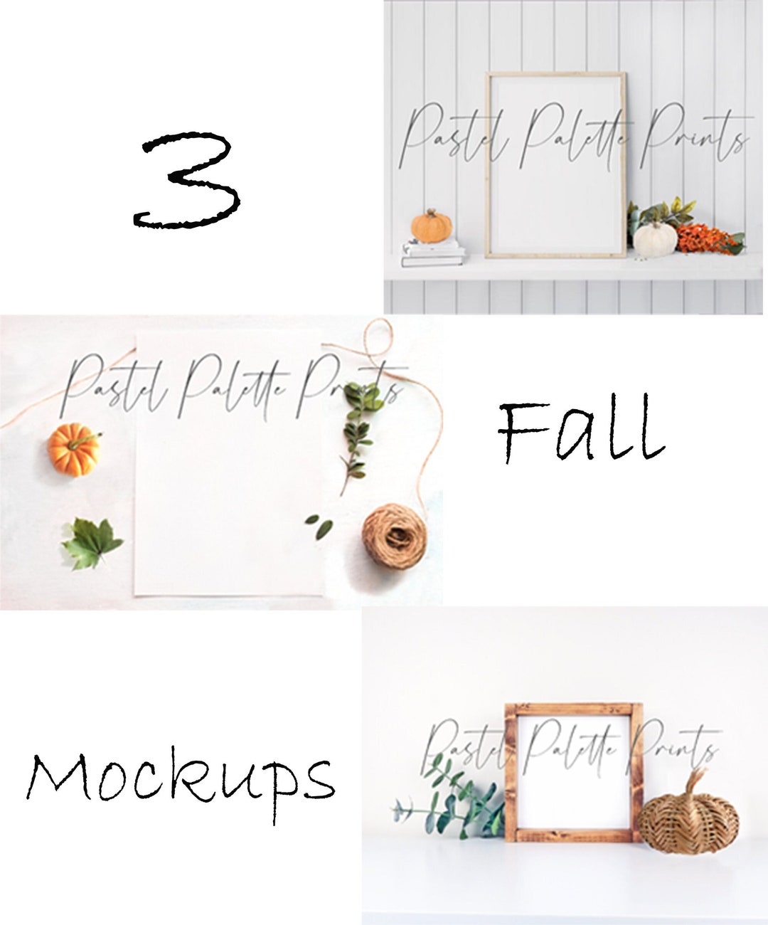 Fall Mockups | Fall Boho Mockup | Pumpkin Mockup | Shelf Mockup| Bundle ...