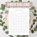 8 Week Challenge Tracker L 56 Days L Habit Tracker - Etsy