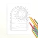 Psalm 4:8 Coloring Page | DIGITAL DOWNLOAD | Christian Coloring Sheet ...