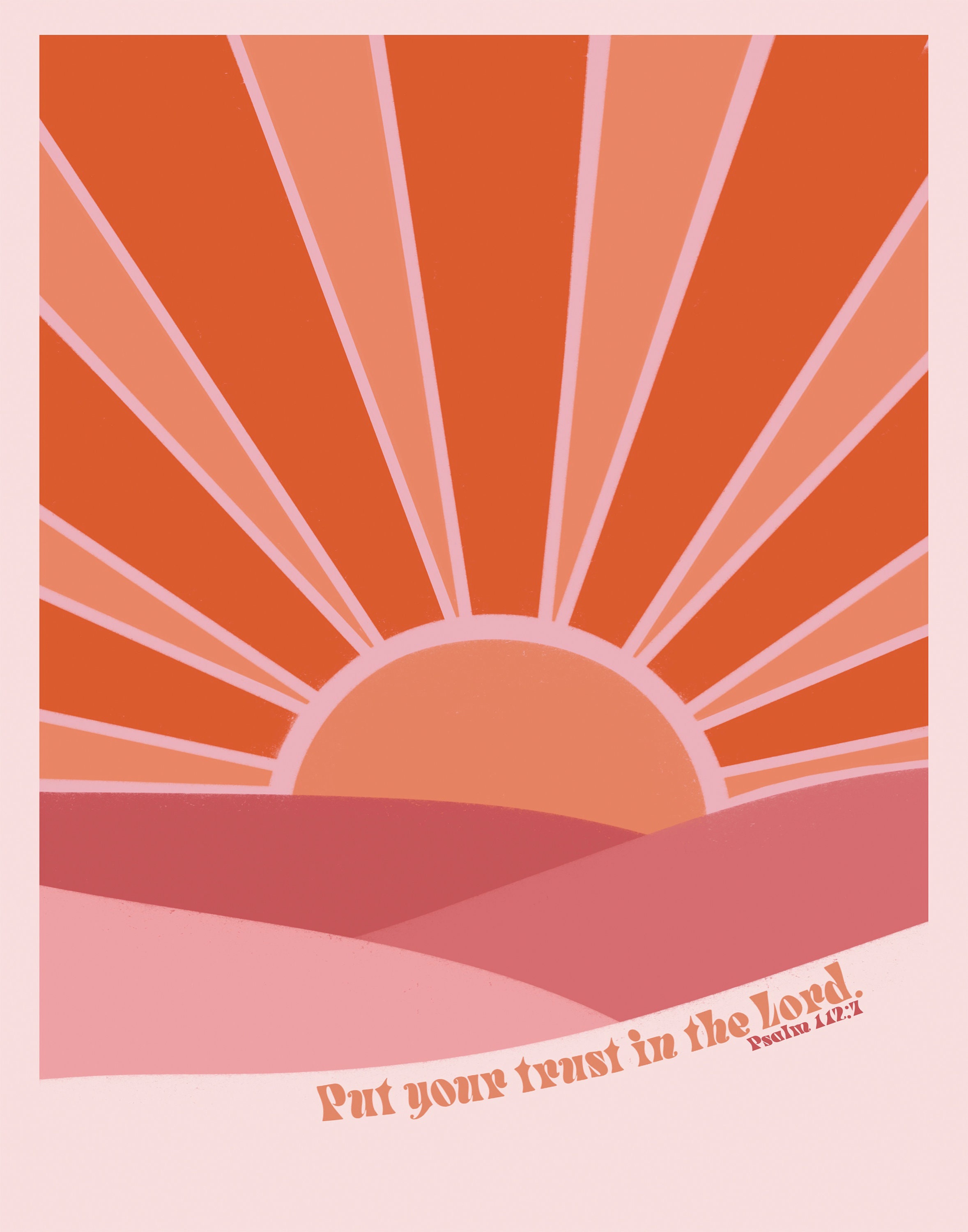 Pink Christian Wall Art, Large Christian Wall Art, Trendy Wall Print ...