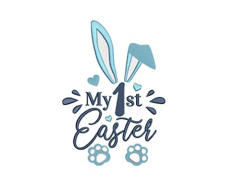 Happy Easter Embroidery Design, 4 Sizes, Instant Download - Etsy
