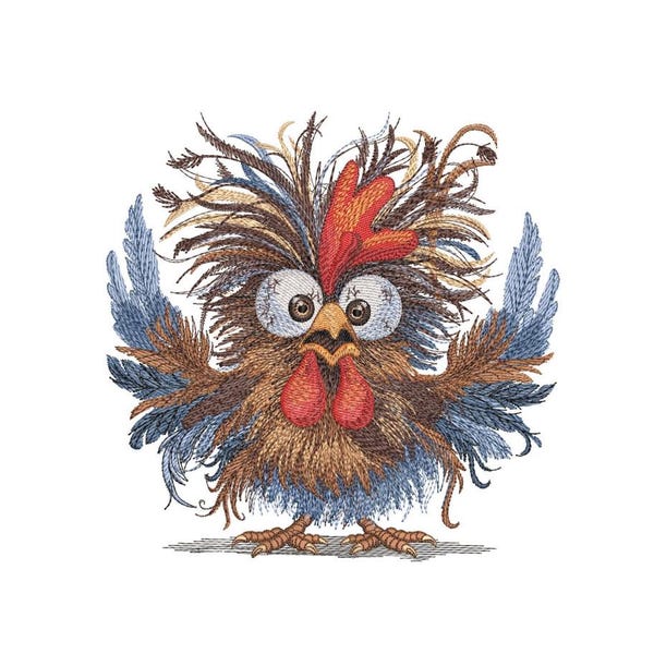 Chicken Embroidery - Etsy