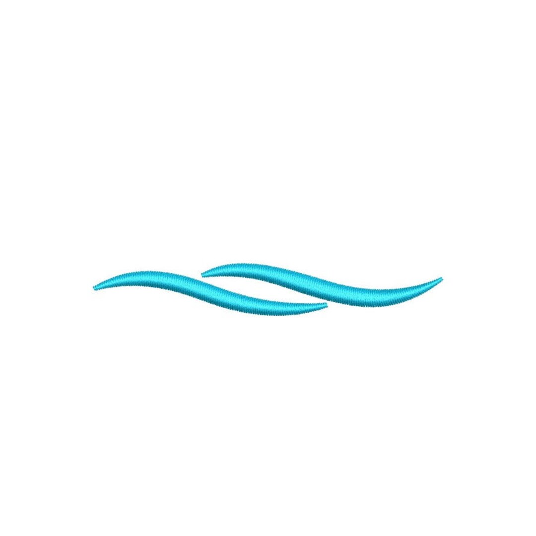 Wave Embroidery Design, Summer Machine Embroidery Design, Ocean Waves ...