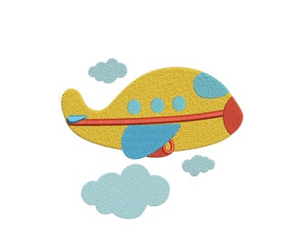 Toy Plane Airplane Embroidery Design Instant Download Multiple Sizes 8 ...