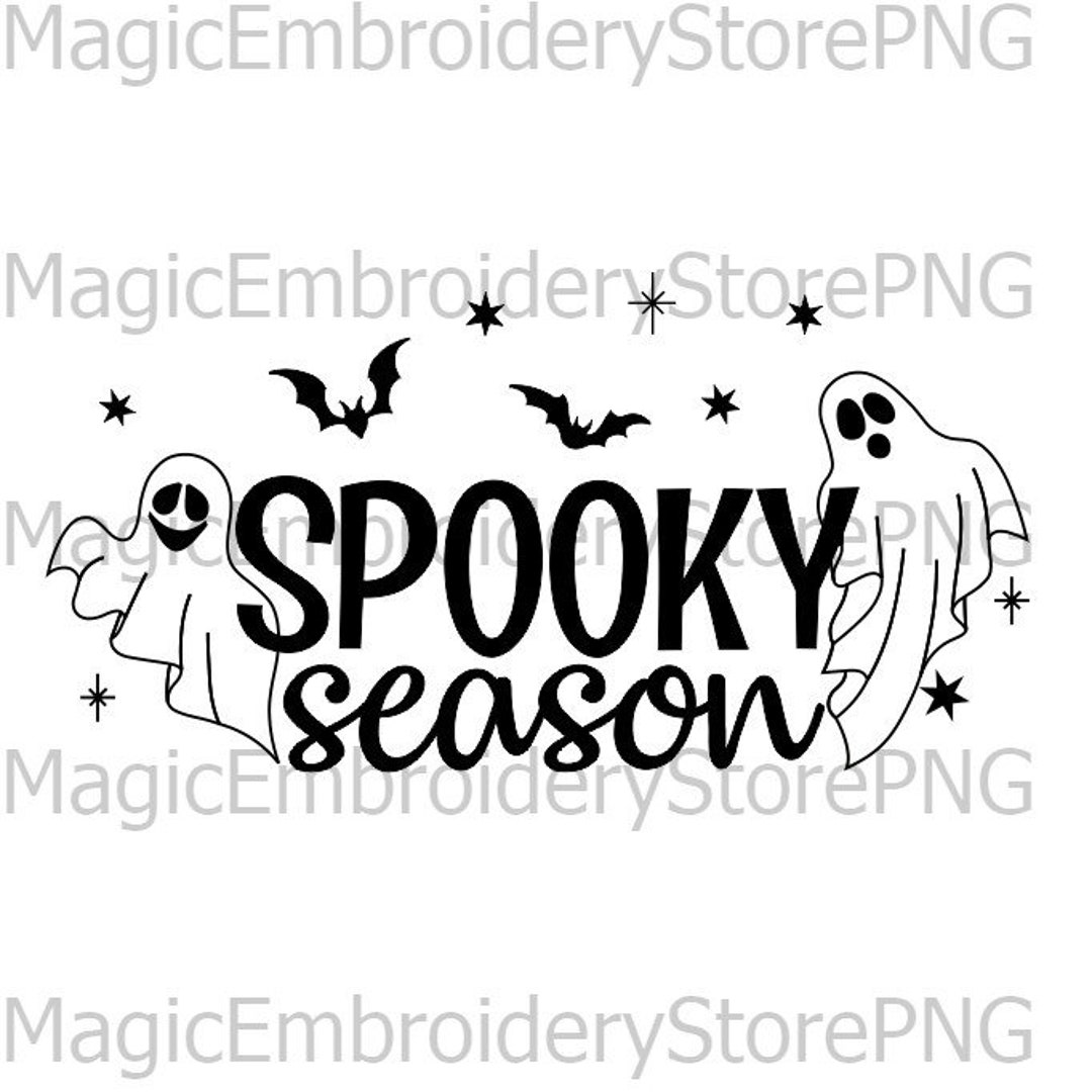 Spooky Season PNG, Halloween Ghost PNG - Etsy