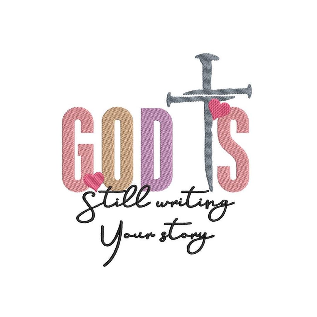 God is Embroidery Design, 3 Sizes, Instant Download - Etsy