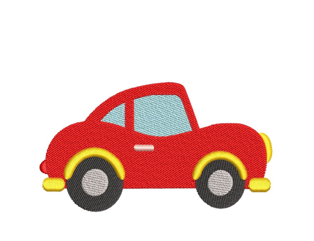 Toy Car Embroidery Design, 4 Sizes, Instant Download - Etsy