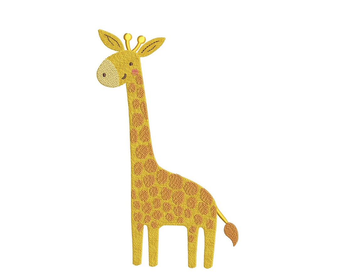 Giraffe Embroidery Design, 4 Sizes, Instant Download - Etsy