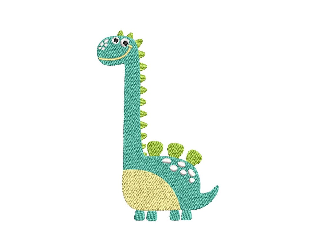 Dino Embroidery Design, 5 Sizes, Instant Download - Etsy