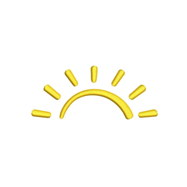 Embroidery Design Sun - Etsy