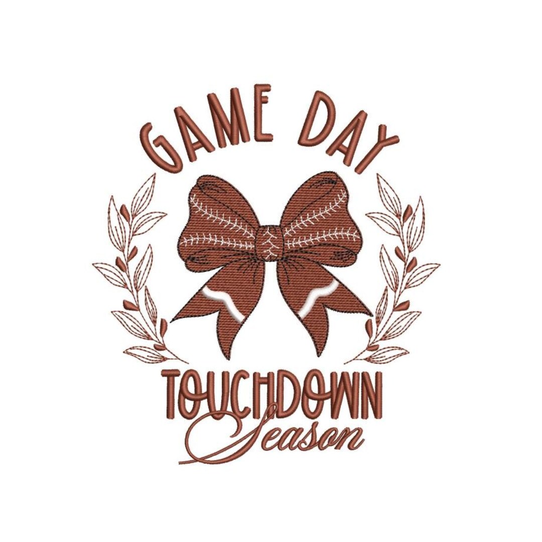 Game Day Machine Embroidery Design, Sport Embroidery Design, 4 Sizes ...