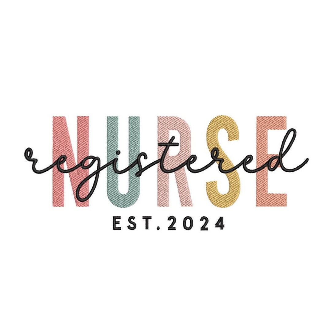Nurse Embroidery Design, Stethoscope Embroidery Design, 4 Sizes ...