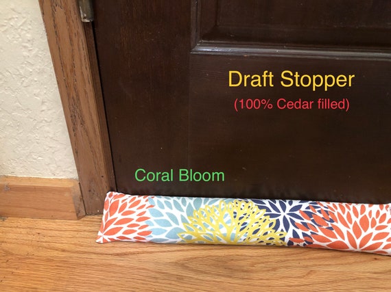 Cedar Filled Draft Stopper Draft Blocker Draft Guard Door - Etsy