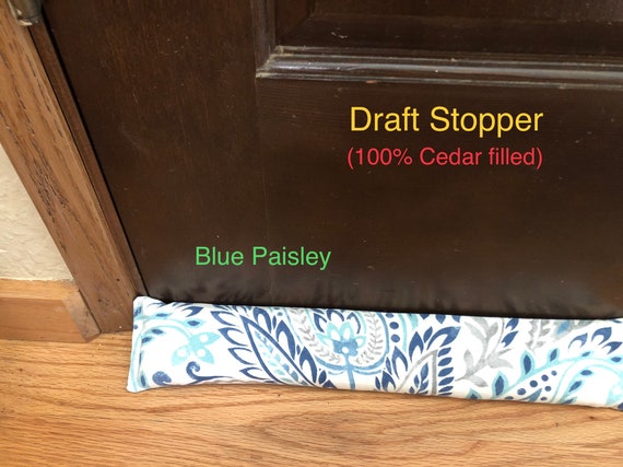 Cedar Filled Draft Stopper Draft Blocker Draft Guard Door - Etsy