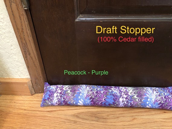 Cedar Filled Draft Stopper Draft Blocker Draft Guard Door - Etsy