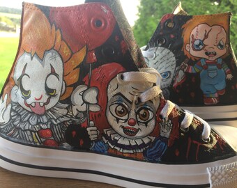 Hand Painted Custom Shoes Converse Art - Etsy