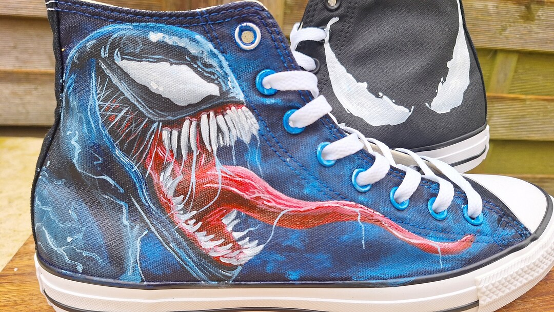 Hand Painted Custom Shoes Converse Art - Etsy