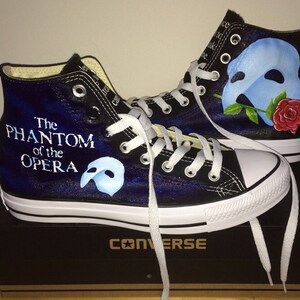 Hand Painted Musical Shoes Converse Art - Etsy