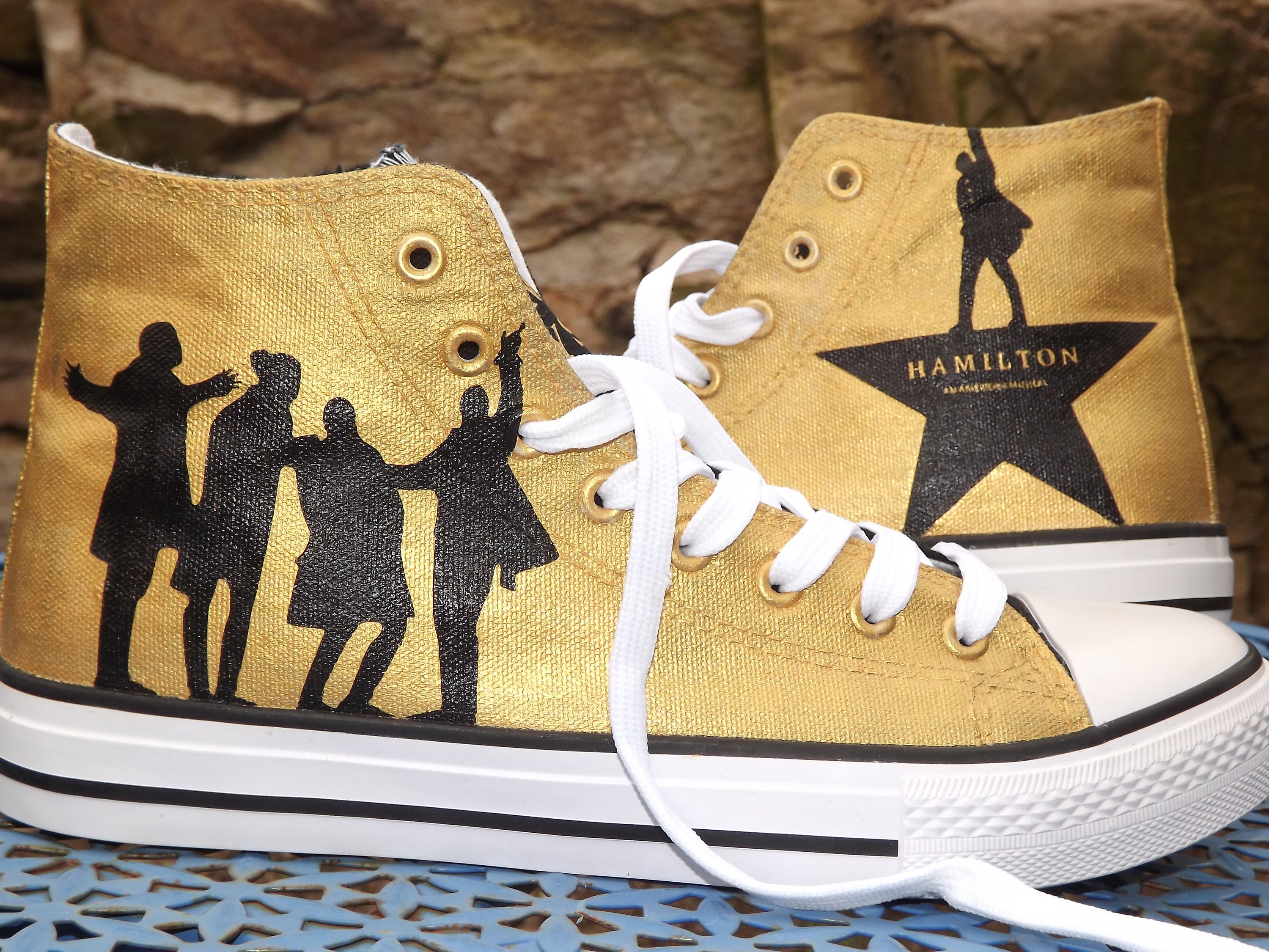 Hand Painted Musical Converse Shoes - Etsy