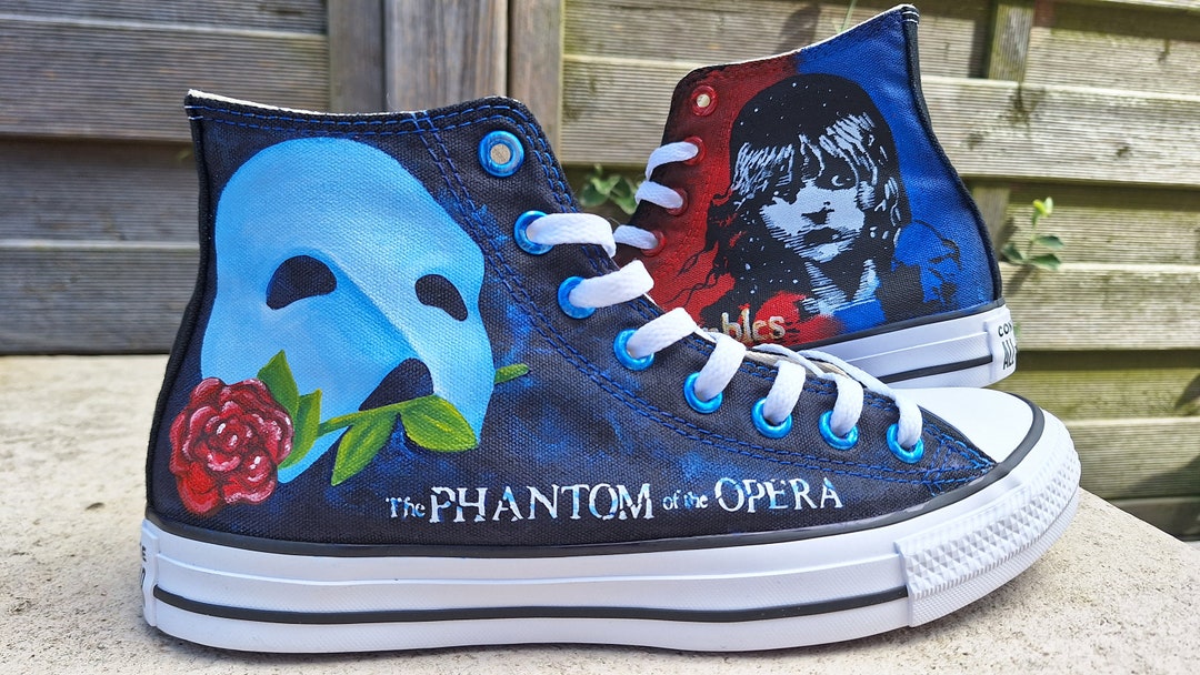 Hand Painted Musical Shoes Converse Art - Etsy