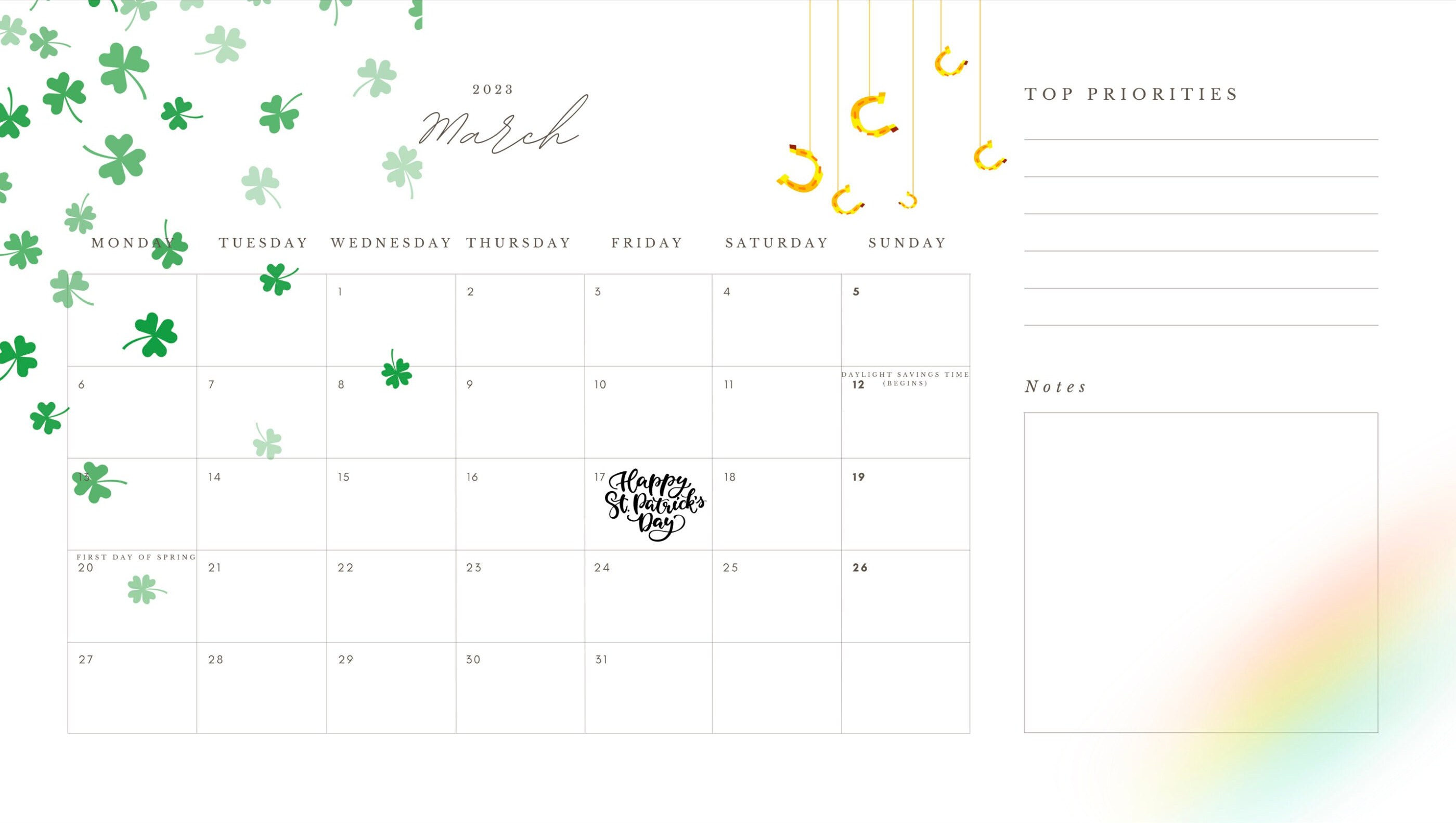 Holiday Printable Calendar - Etsy
