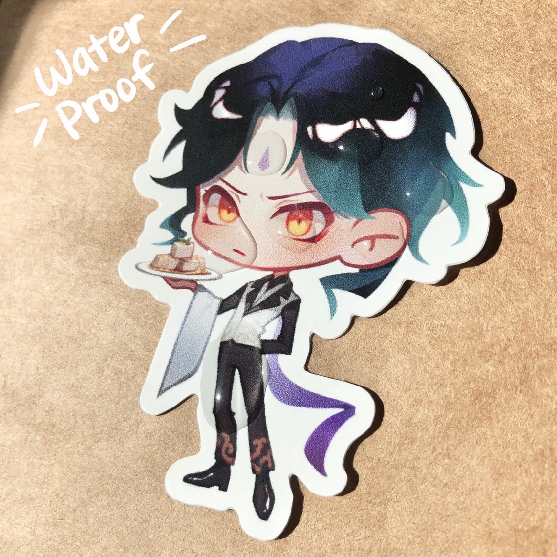 Xiao Butler AU Vinyl Sticker genshin Impact - Etsy